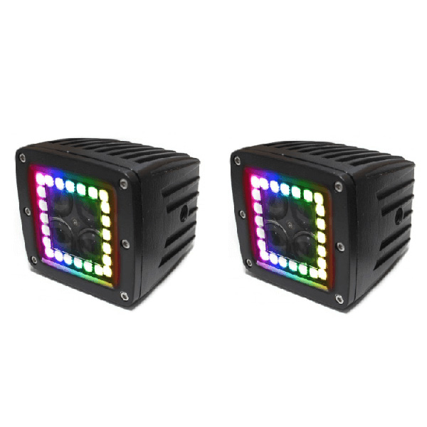 3 Inch Color Adapt Halo LED Cube Light Kit | High Lifter