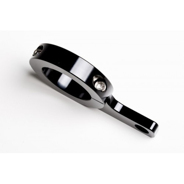 Vertical Bar Mount Whip Bracket- 2 - 2 1/8 Black