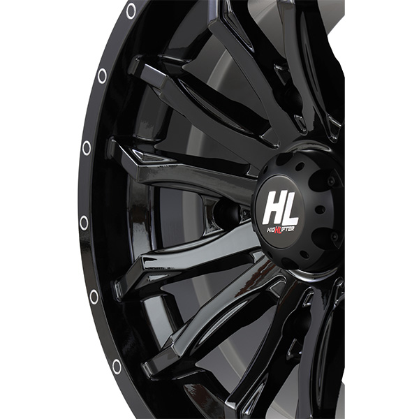 24x7 4/156 4+3 (+10mm) High Lifter HL21 - Gloss Black