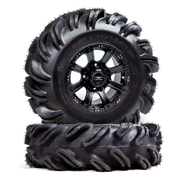 Pre-Mounted Outlaw Tire with Matte Black CI-8S Wheel
